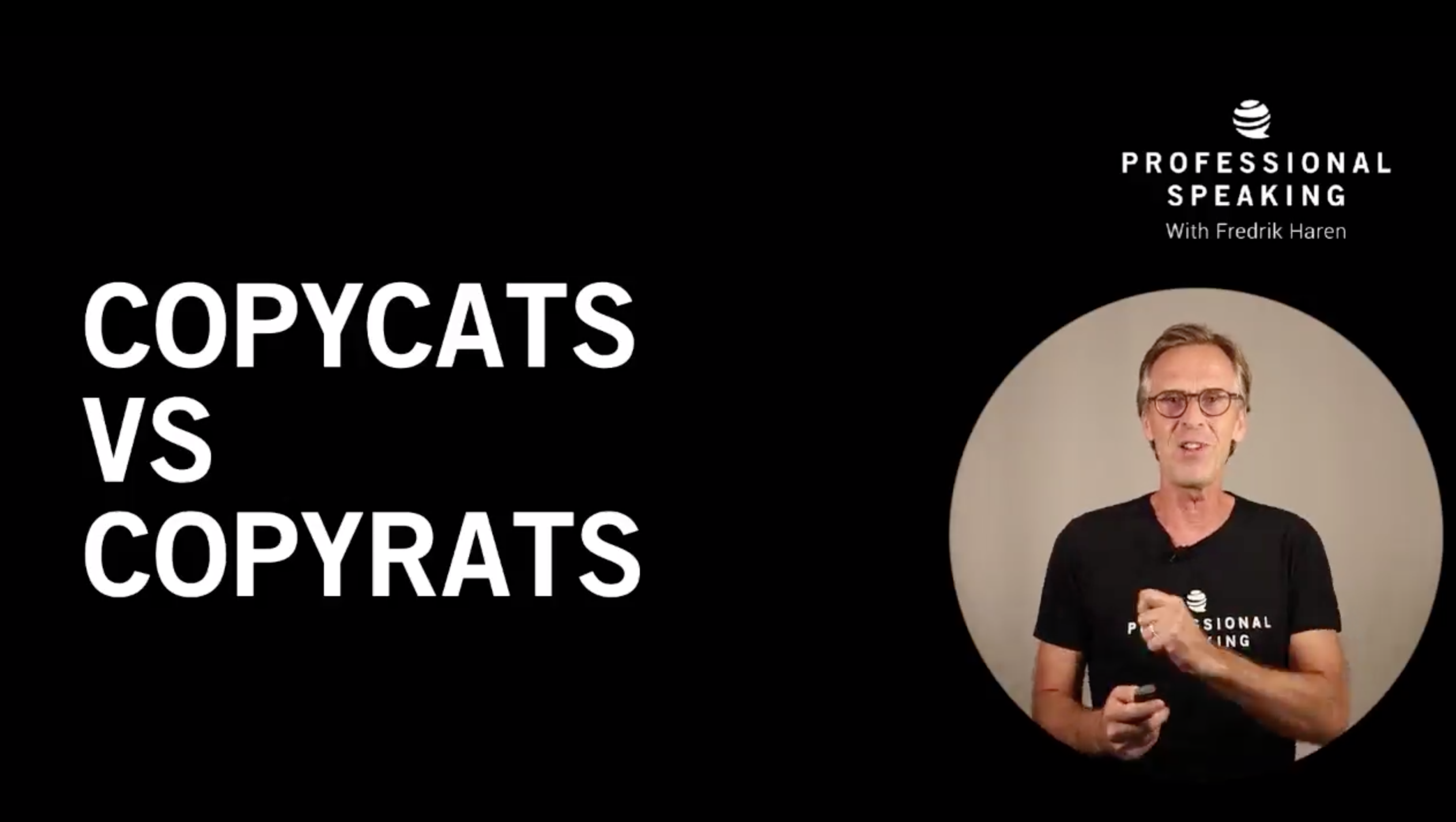 Do not be a copyrat. (Professional Speaking. Episode 301 ...
